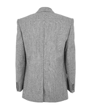 Saint Laurent Single-breasted Checked Blazer