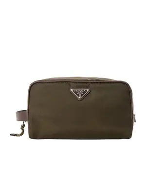 Prada Sturdy Toiletry Bag - Green