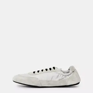 Prada Collapse Re-nylon And Suede Trainers