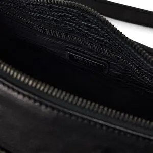 Prada Leather Top Handle Crossbody Bag