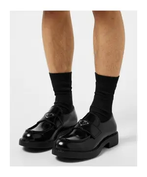 Prada Logo Loafers