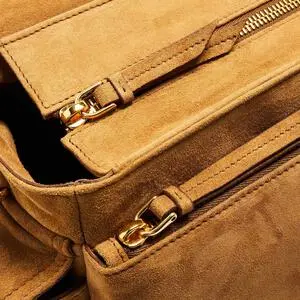 Prada Explore Medium Suede Shoulder Bag With Flap