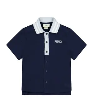 Fendi Short Sleeve Polo Shirt