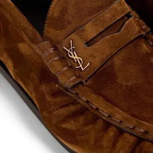 Saint Laurent Suede Loafers