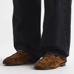 Saint Laurent Suede Loafers