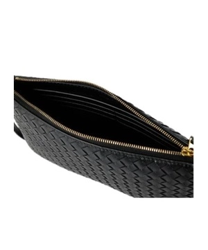 Alexander McQueen Woven Leather Shoulder Bag