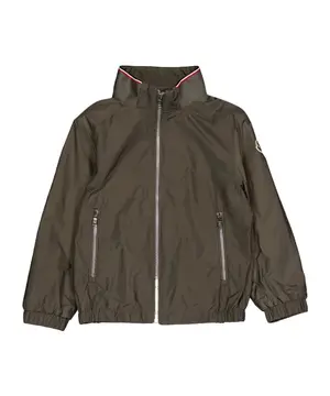 Moncler Logo Patch Jacket - Brown