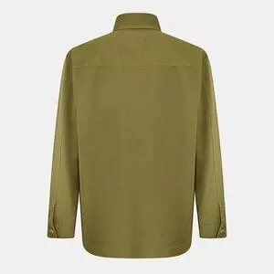 Saint Laurent Olive Cass Overshirt