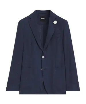 Hugo Boss Buttoned Single-breasted Blazer - Black