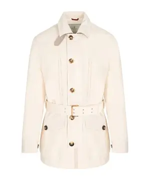 Brunello Cucinelli Casual Belted Jacket