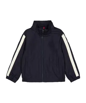 Moncler Zip-up Windbreaker Jacket - Black