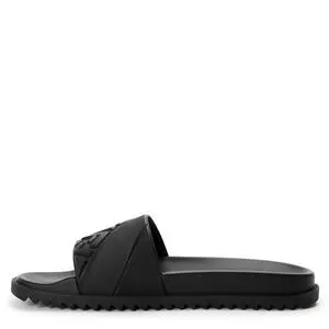 Fendi Logo Embossed Flat Slides
