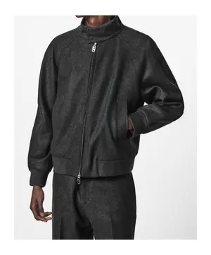Fendi Zip-up Jacket With Snap Collar