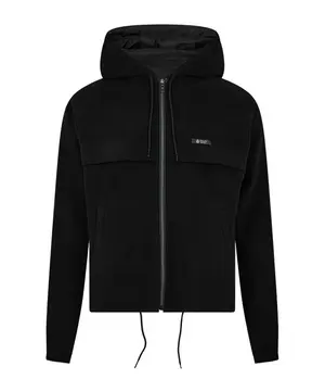 Prada Fleece Hooded Jacket - Black