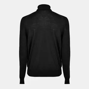 Saint Laurent Solid Color Casual Knit Sweater