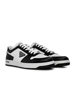 Prada Downtown Leather Low-top Sneakers