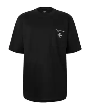 Fendi Logo T-shirt - Black