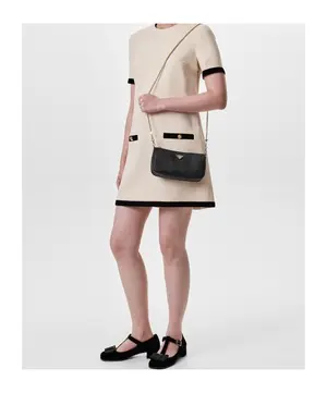 Prada Sablè Short-sleeved Mini Dress