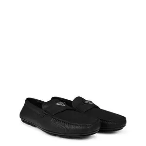 Prada Saffiano Leather Drive Loafers