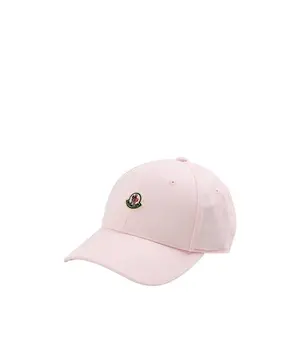 Moncler Logo Baseball Cap - Pink
