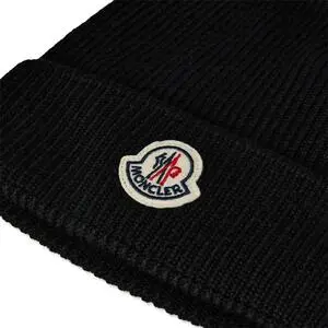 Moncler Logo Wool Beanie