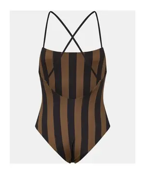 Fendi Striped One-piece Swimsuit