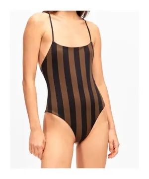 Fendi Striped One-piece Swimsuit