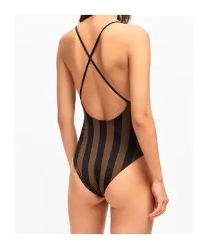 Fendi Striped One-piece Swimsuit