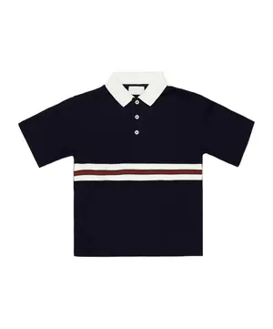 Gucci Short-sleeved Polo Shirt - Black