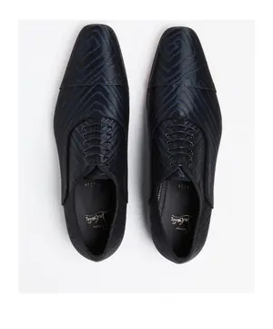 CHRISTIAN LOUBOUTIN Jacquard Lace-up Derbies