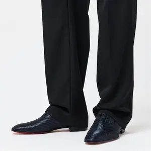 CHRISTIAN LOUBOUTIN Jacquard Lace-up Derbies