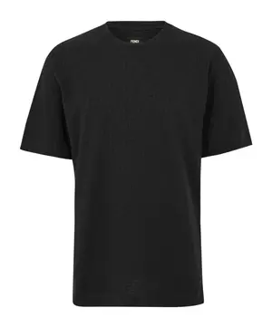 Fendi Crew Neck Short Sleeve Tee - Black