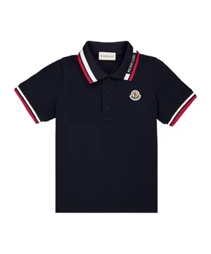 Moncler Short Sleeve Polo Shirt - Black