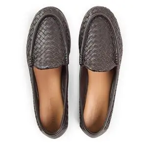 Bottega Veneta Woven Leather Loafers