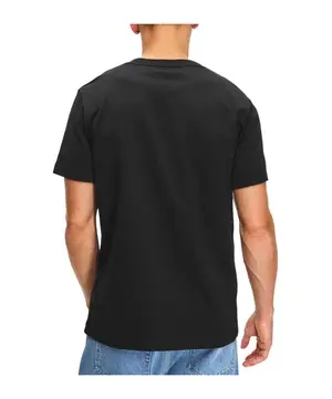 Calvin Klein Fashionable Casual Crew Neck T-shirt - Black
