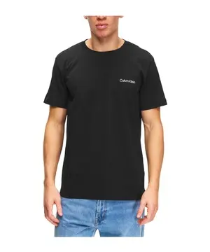 Calvin Klein Fashionable Casual Crew Neck T-shirt - Black