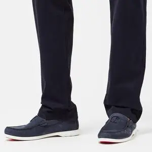 CHRISTIAN LOUBOUTIN Suede Tassel Loafers