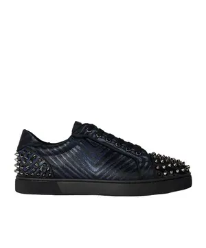 CHRISTIAN LOUBOUTIN Rivet Decorated Casual Shoes - Black