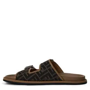 Fendi Flat Sandals With Buckle Detail