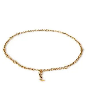Saint Laurent Thin Chain Belt