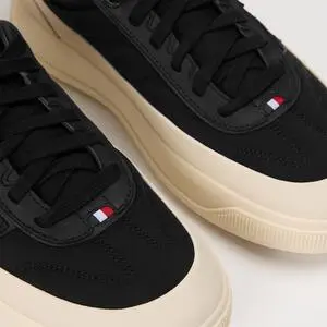 Moncler Low Top Sneakers With Quilted And Paneled Upper