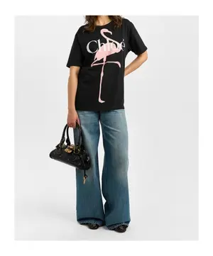 Chloé Logo Crew Neck T-shirt