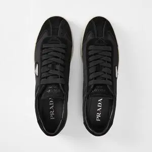 Prada Low-top Sneakers With Triangle Logo