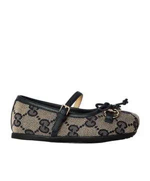 Gucci Logo Detail Ballet Flats