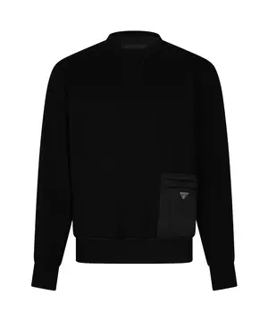 Prada Crew Sweatshirt - Black
