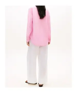 Tommy Hilfiger Long Sleeve Shirt With Button Front And Logo