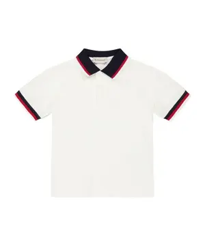 Moncler Logo Short Sleeve Polo Shirt