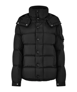 Moncler Short Down Jacket - Black