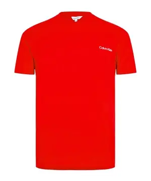 Calvin Klein Fashionable Casual Crew Neck T-shirt - Red