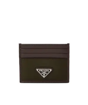 Prada Leather Card Holder - Black